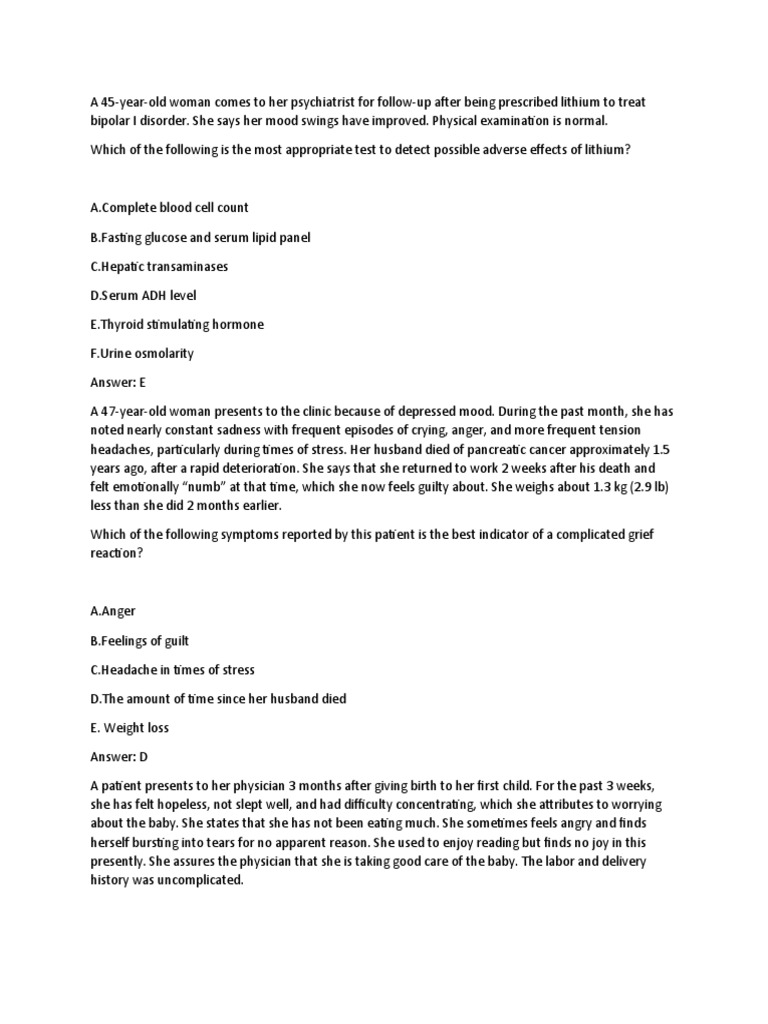 Behavioral Finals | PDF | Sleep | Major Depressive Disorder