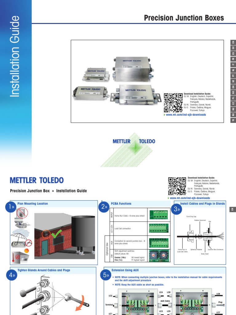 Precision Junction Boxes: Download Installation Guide | PDF | Resistor ...