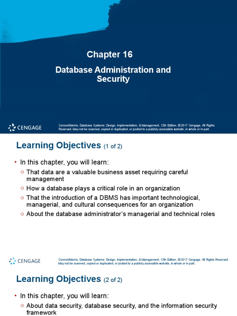 Database Principles: Fundamentals of Design, Implementation, and Management Tenth Edition ...