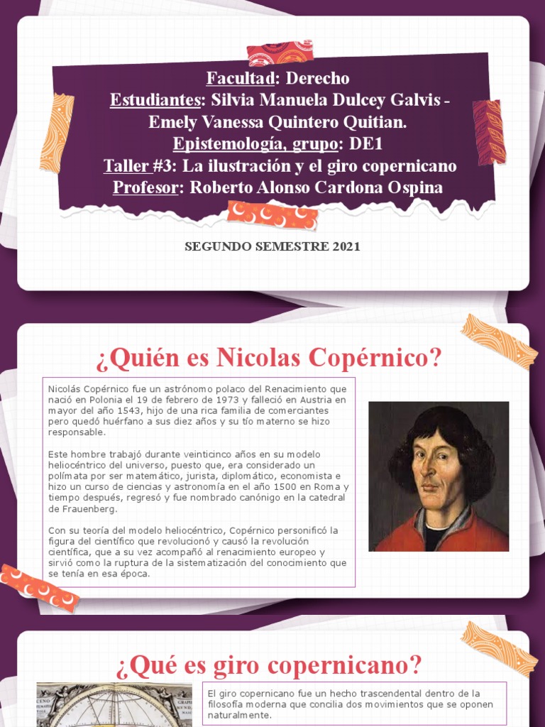 Guía Pedágogica #4 La Ilustración y El Giro Copernicano | PDF ...