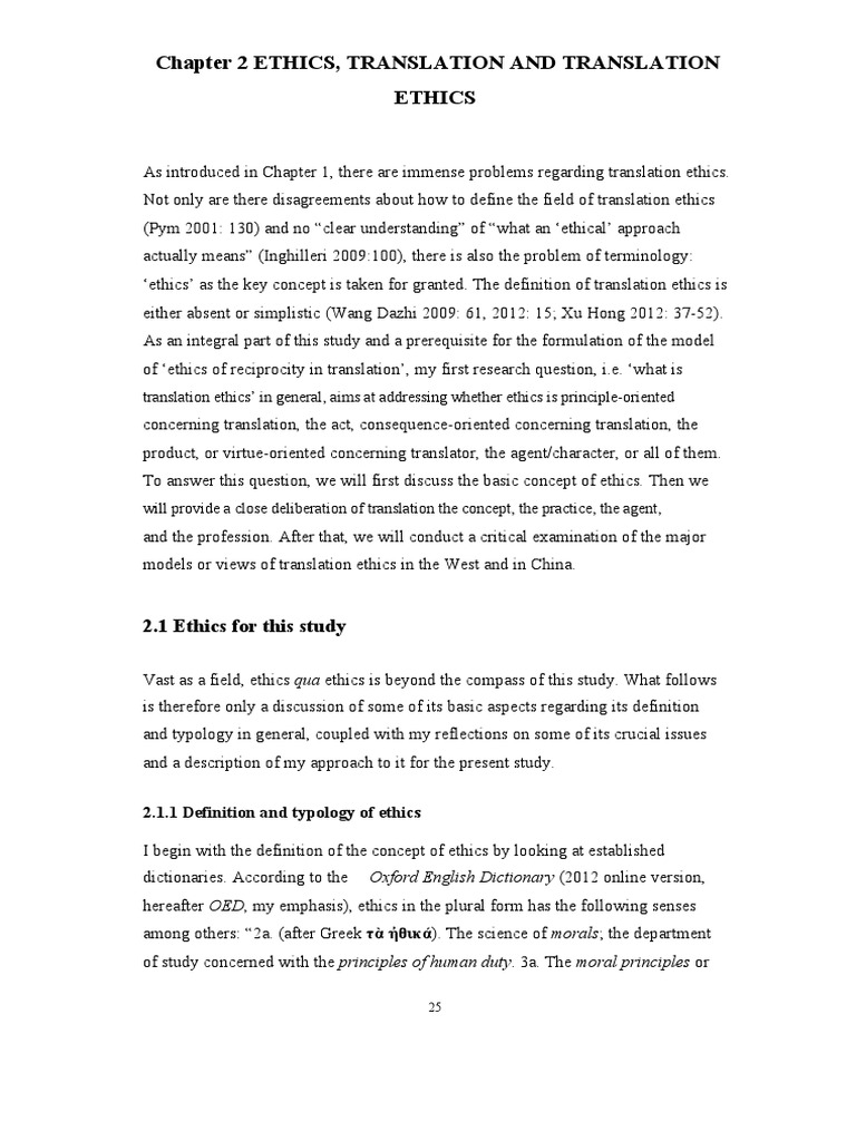 2.ethics, Translation and Translation Ethics | PDF | Virtue Ethics | Relativism