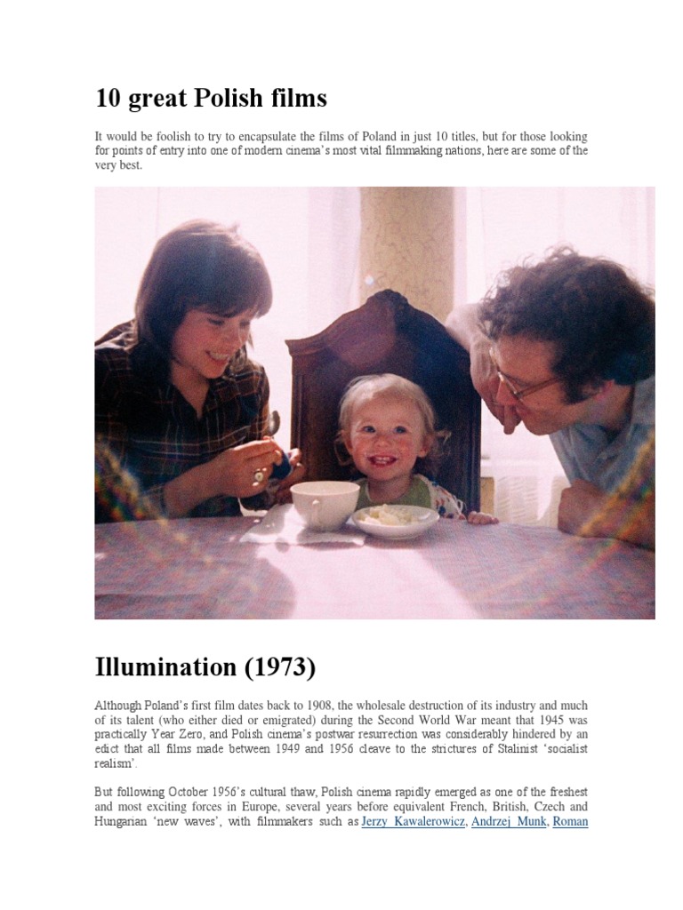 10 Great Polish Films | PDF