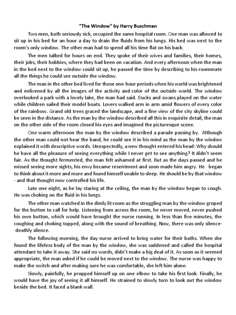 Story The Window | PDF