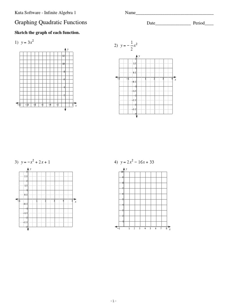 graphing-quadratic-functions-pdf-mathematics-algebra