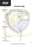 Math 10 Q1 Answer Key | PDF | Mathematical Concepts | Teaching Mathematics