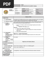 7es New DLL Grade 9 Science | PDF | Circulatory System | Teachers