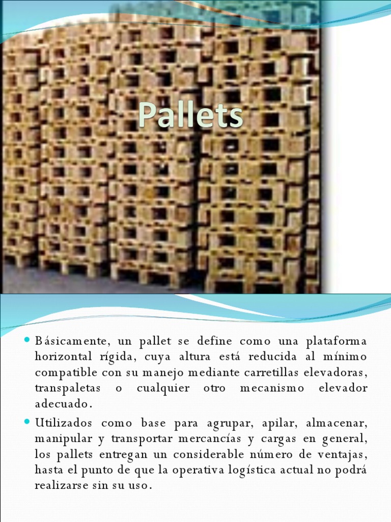 El Pallet | PDF | Paleta | Gestión de la cadena de suministro