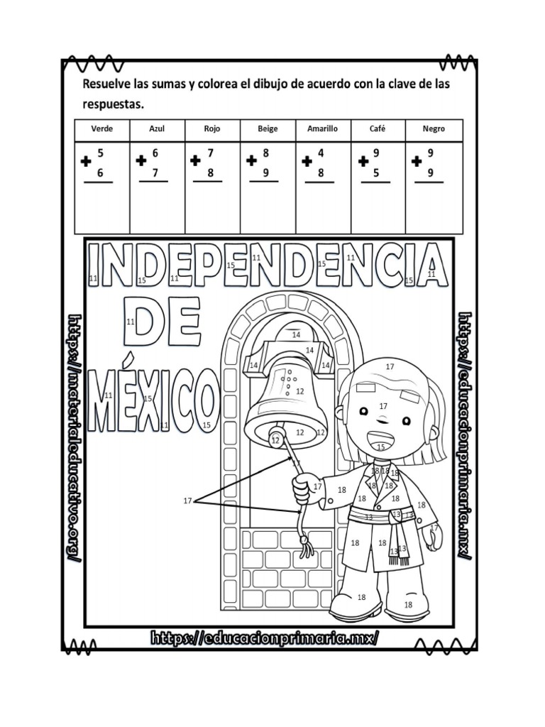 Actividades de La Independencia de Mexico | PDF