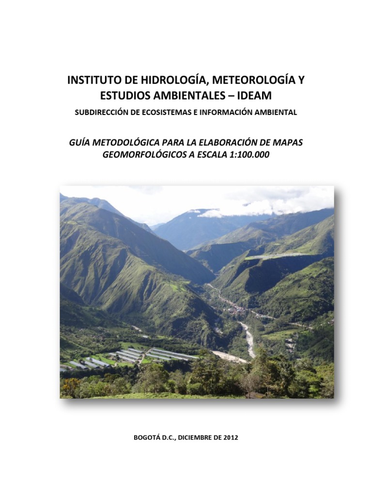 Guia Mapa Geomorfo Mayo2013 KR | PDF | glaciar | Terreno