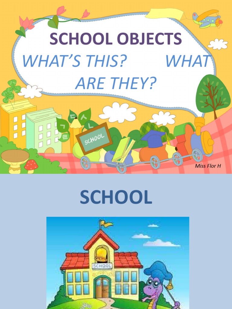 School-Objects PRESENTATION | PDF