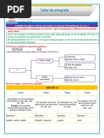 Ortografia Literal Uso de LL e y | PDF | Verbo | Morfología Lingüística