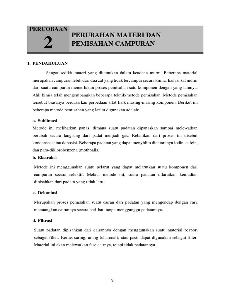 Modul Percobaan 2 | PDF