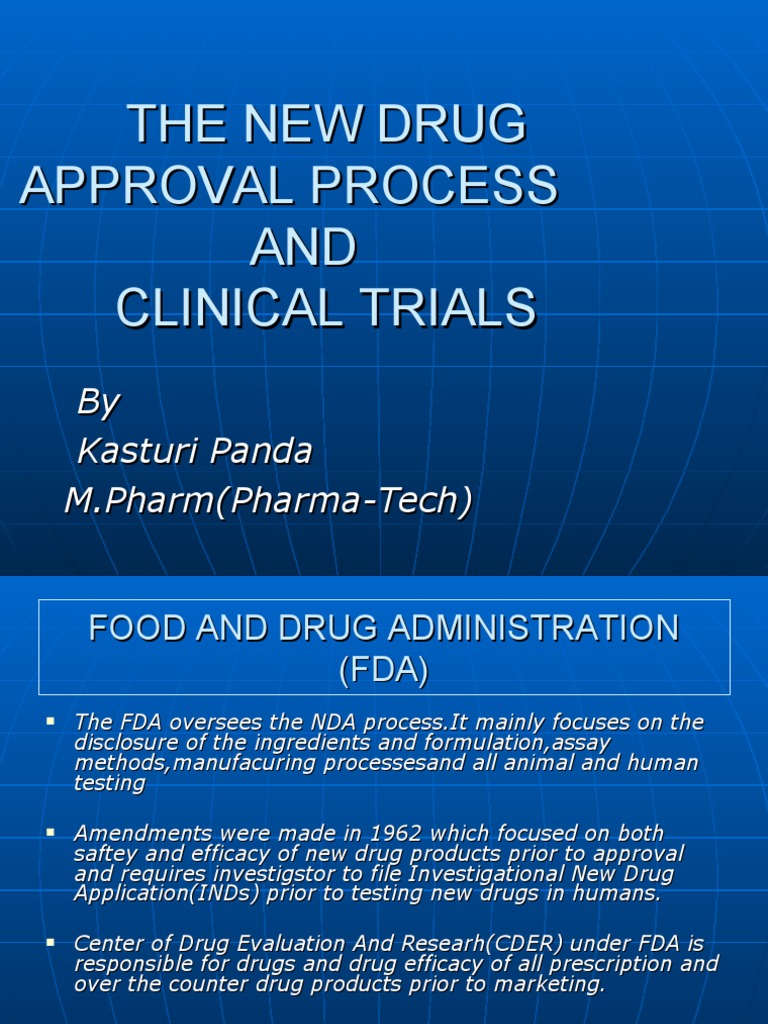 The New Drug Approval Process | PDF | Phases Of Clinical Research ...