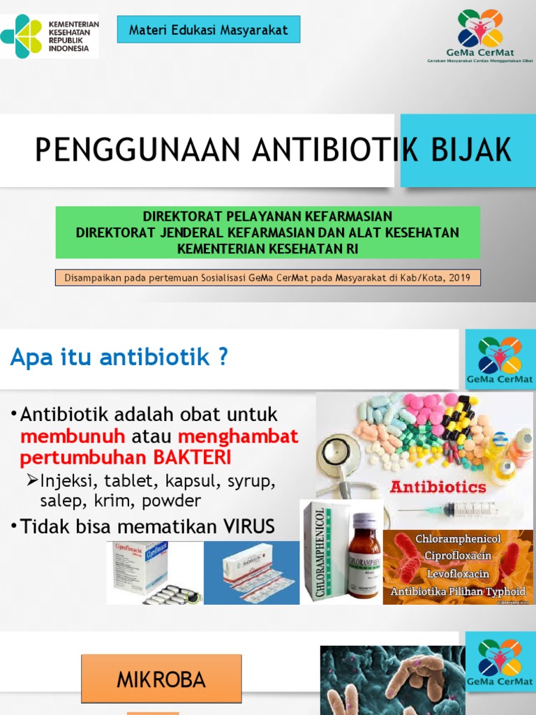 Penggunaan Antibiotik Bijak - 2019 | PDF