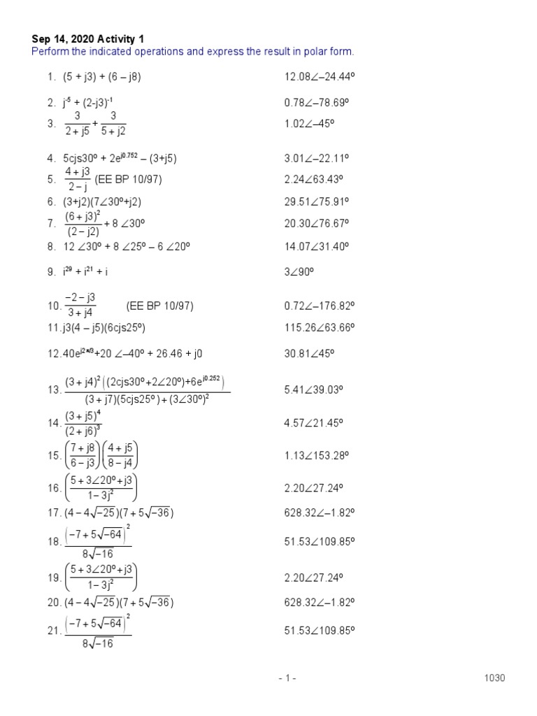 Activity 1 Emath 222B | PDF