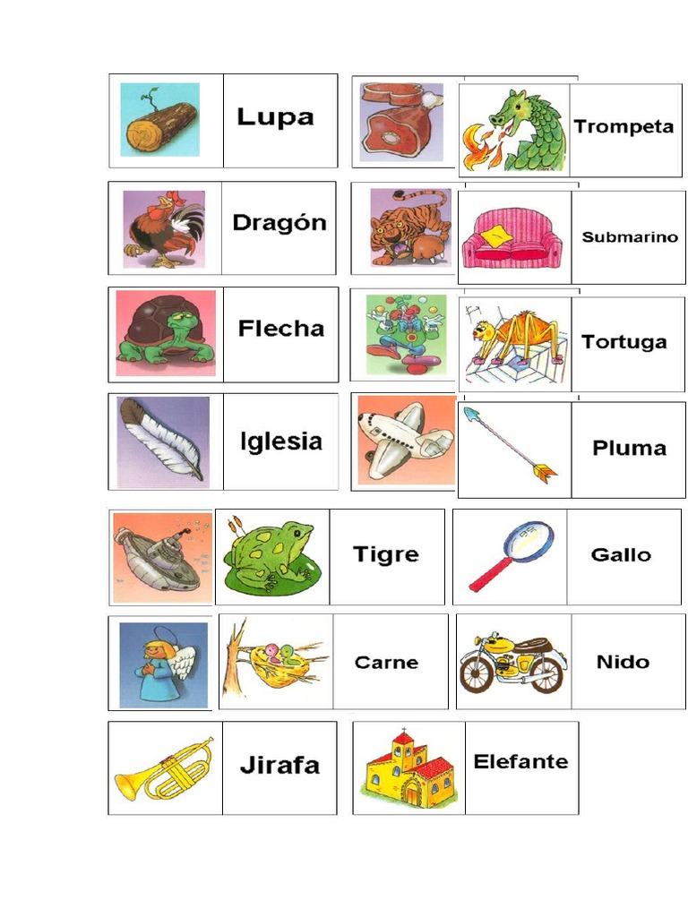 Domino de Palabras | PDF