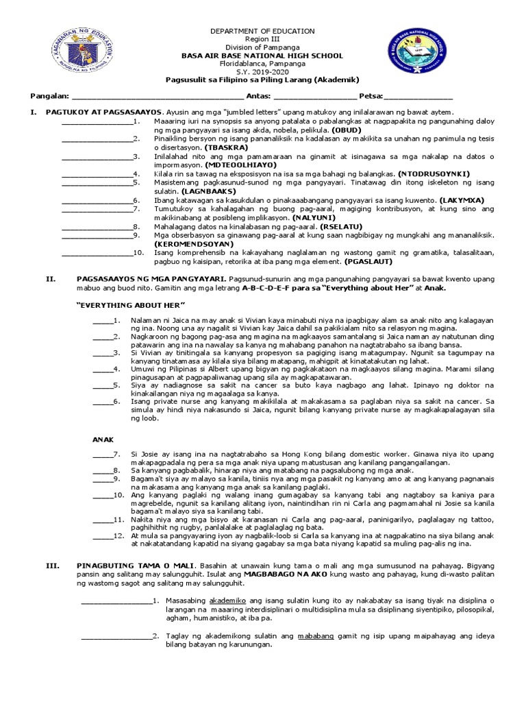 FSPL Akademik - Quiz | PDF