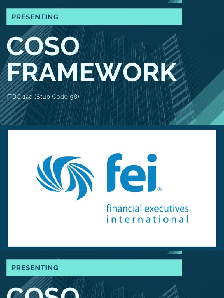 Presenting: Coso Framework | PDF | Internal Control | Business