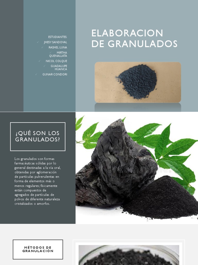 Elaboracion de Granulados | PDF | Química | Materiales