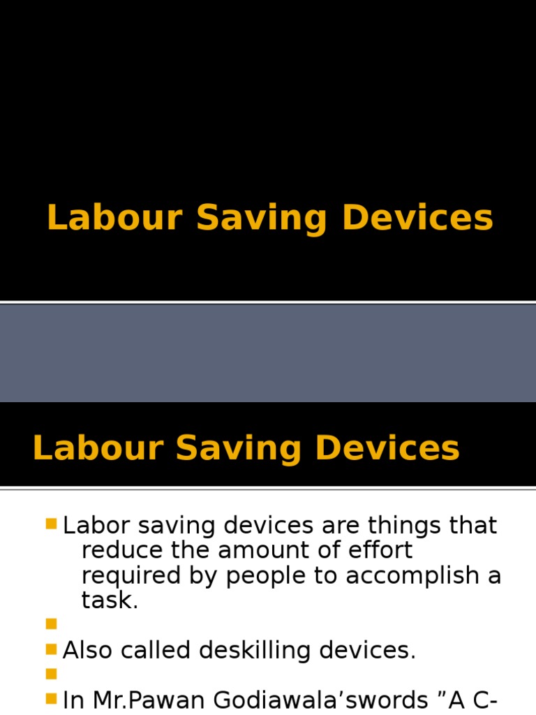 Labour Saving Devices | Download Free PDF | Sewing Machine | Sewing