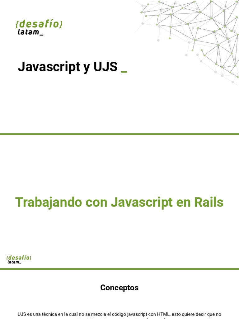 Apoyo Lectura Javascript Y Ujs Pdf Script Java Ajax Programación