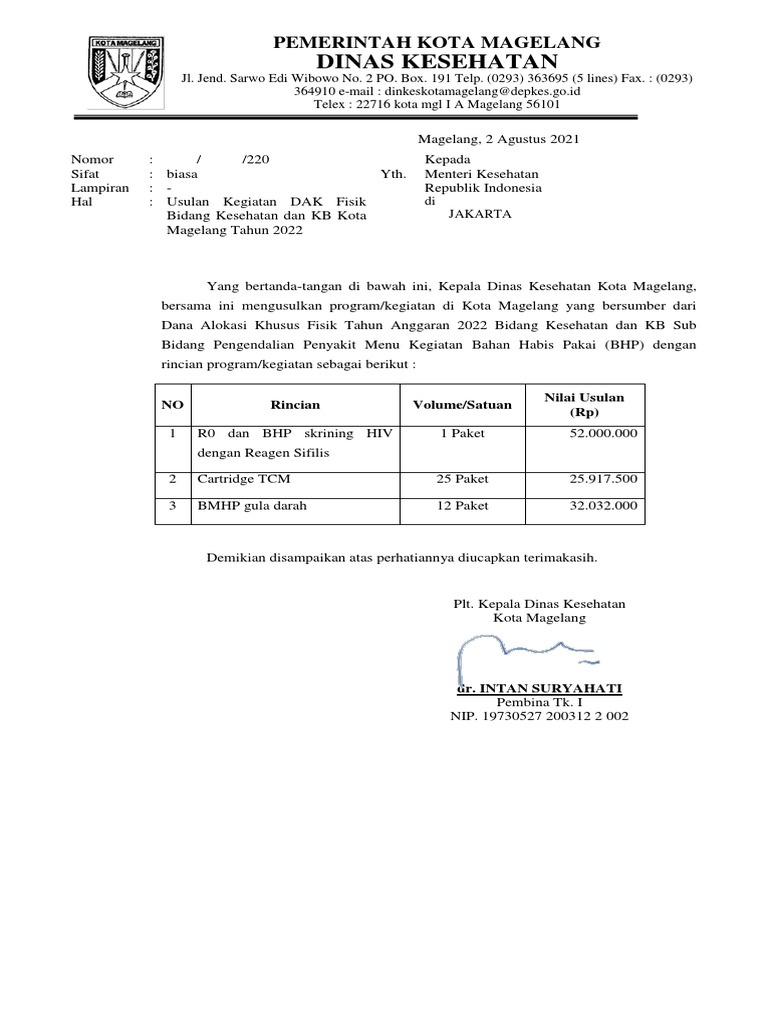 TOR R0 Dan BHP Skrining HIV Dengan Reagen Sifilis | PDF