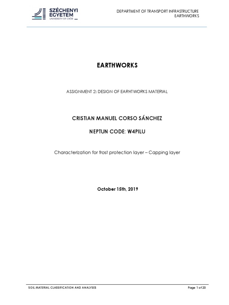 Earthworks For Civil Engineering | PDF | Earth Sciences | Soil Science