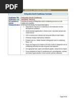 Field Engineer RACW Curriculum Overview | PDF | Gases | Refrigeration