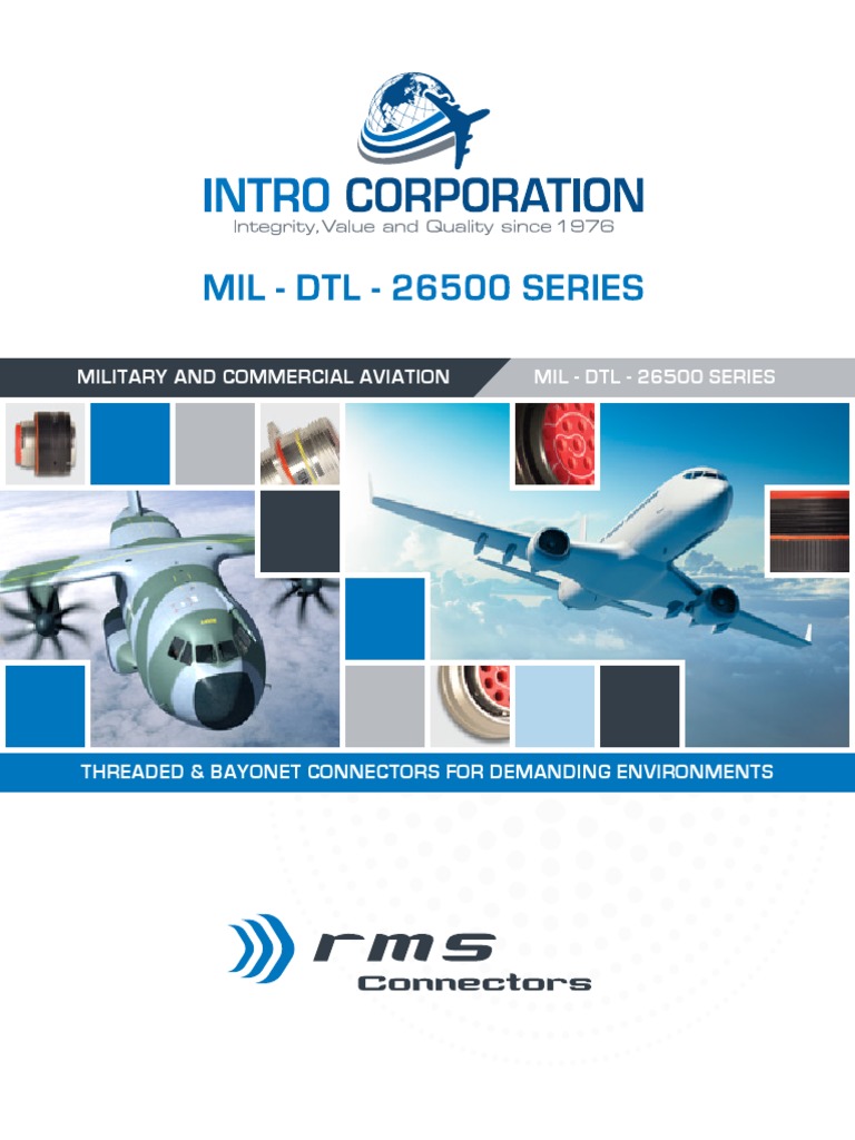 Military and Commercial Aviation Mil - DTL - 26500 Series | PDF ...