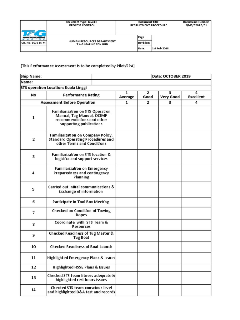 Tug Master - Performance Assessment | PDF | Emergency Management | Tugboat
