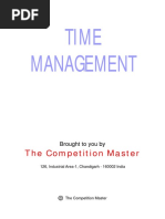 Time Management Survey | PDF | Time Management | Professional Skills