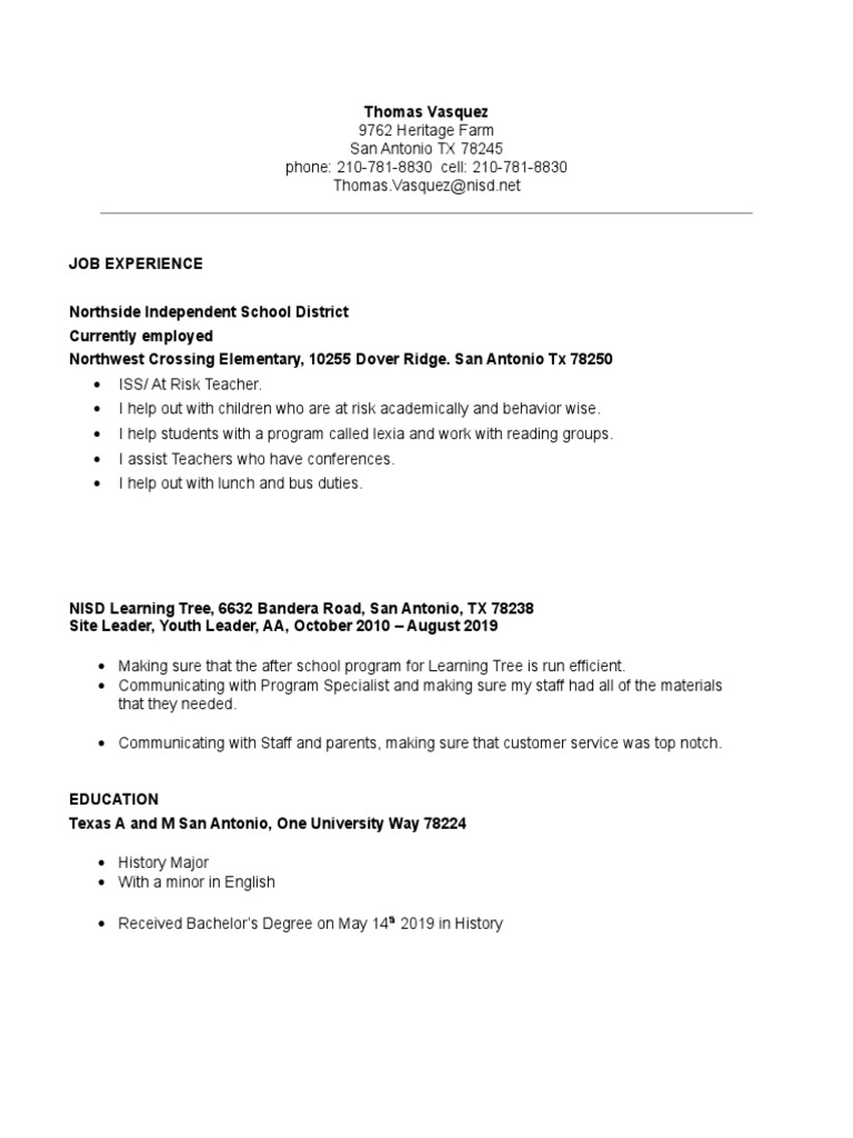 Resumizer Resume Template 2 | PDF
