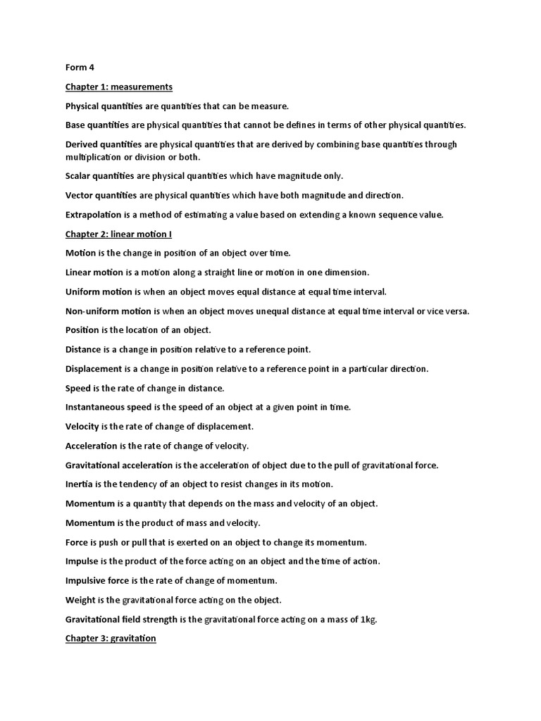 KSSM Physics Definitions List | PDF | Waves | Photoelectric Effect