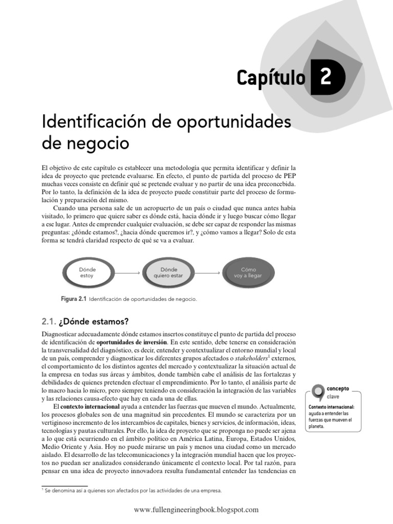 FEP Cap2 - Identificación de Oportunidades de Negocio | PDF | Modelo de negocio | Innovación