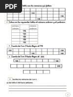 Cuadro de Numeros Del 100 Al 199 | PDF