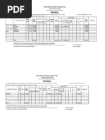 Barangay Time Book and Payroll | PDF