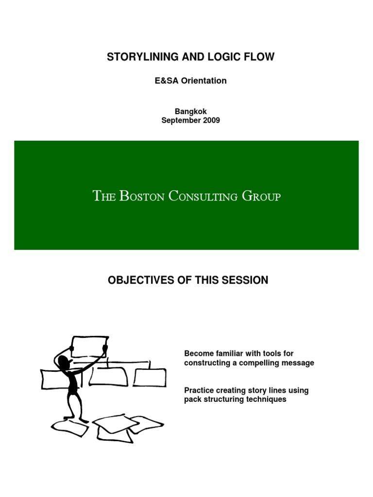 T B C G: Storylining and Logic Flow | PDF | Argument | Reason