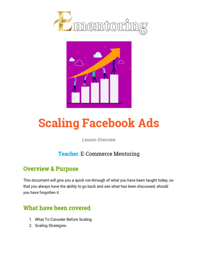 Scaling Facebook Ads: A Guide to Horizontal and CBO Scaling Strategies ...