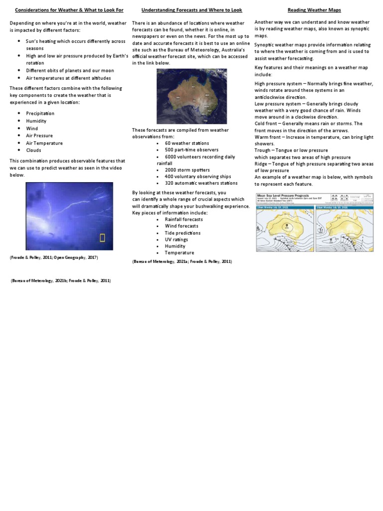 Weather Brochure - Michael Boslooper Lachlan Mill | PDF | Weather ...