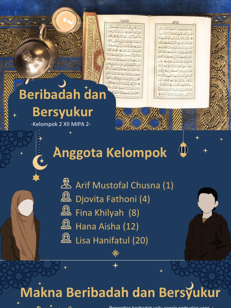 Beribadah Dan Bersyukur | PDF