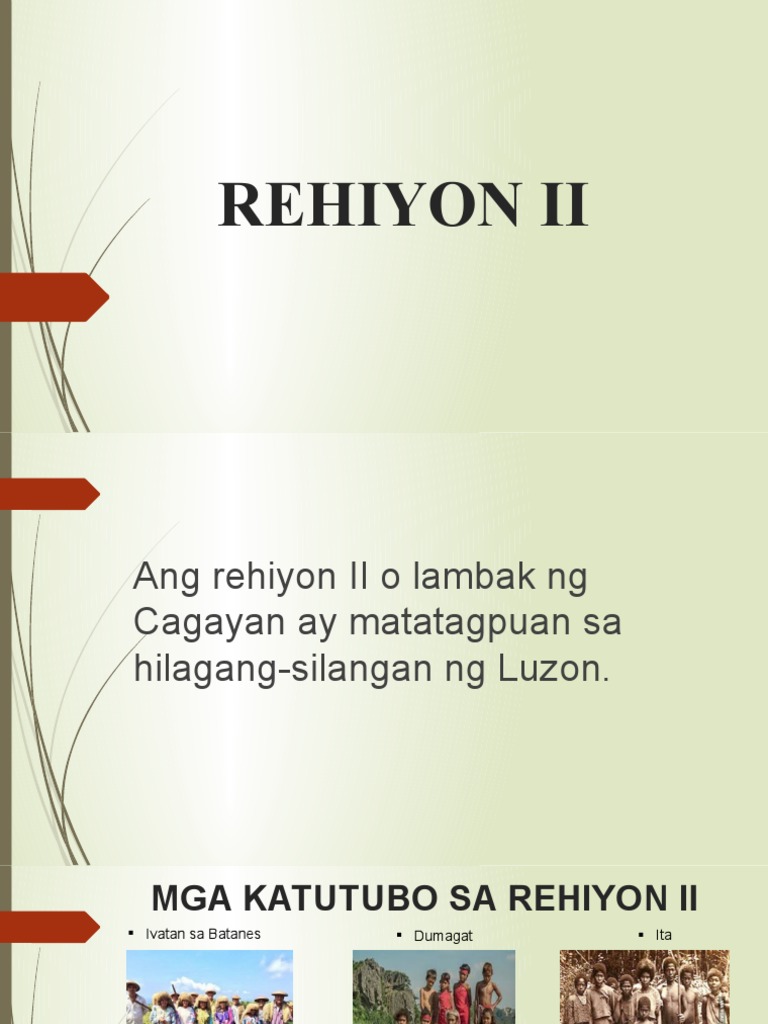 Rehiyon Ii The Original | PDF