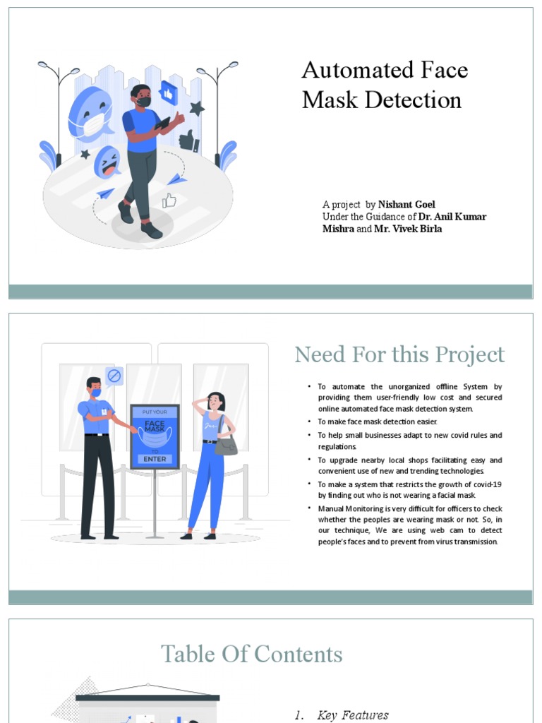 Automated Face Mask Detection: A Project by Nishant Goel Under The ...