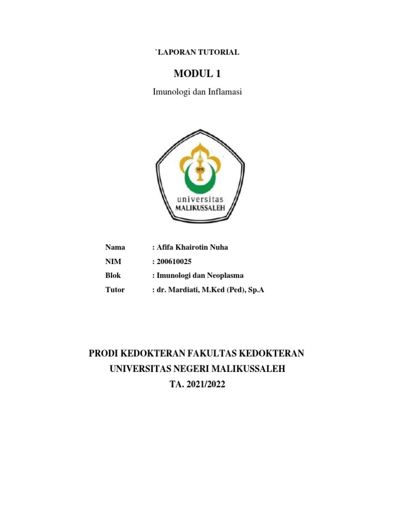 Laporan Tutorial Imunologi | PDF