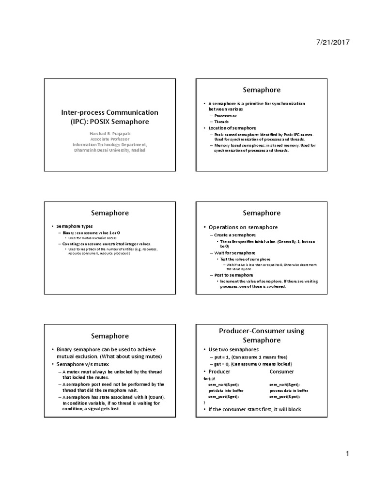 Anp 5 Ipc Semaphore Pdf Concurrency Computer Science Computing