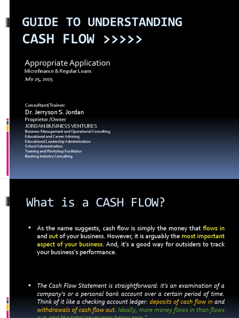 Cash-Flow Analysis Training Presentation | Download Free PDF | Cash ...