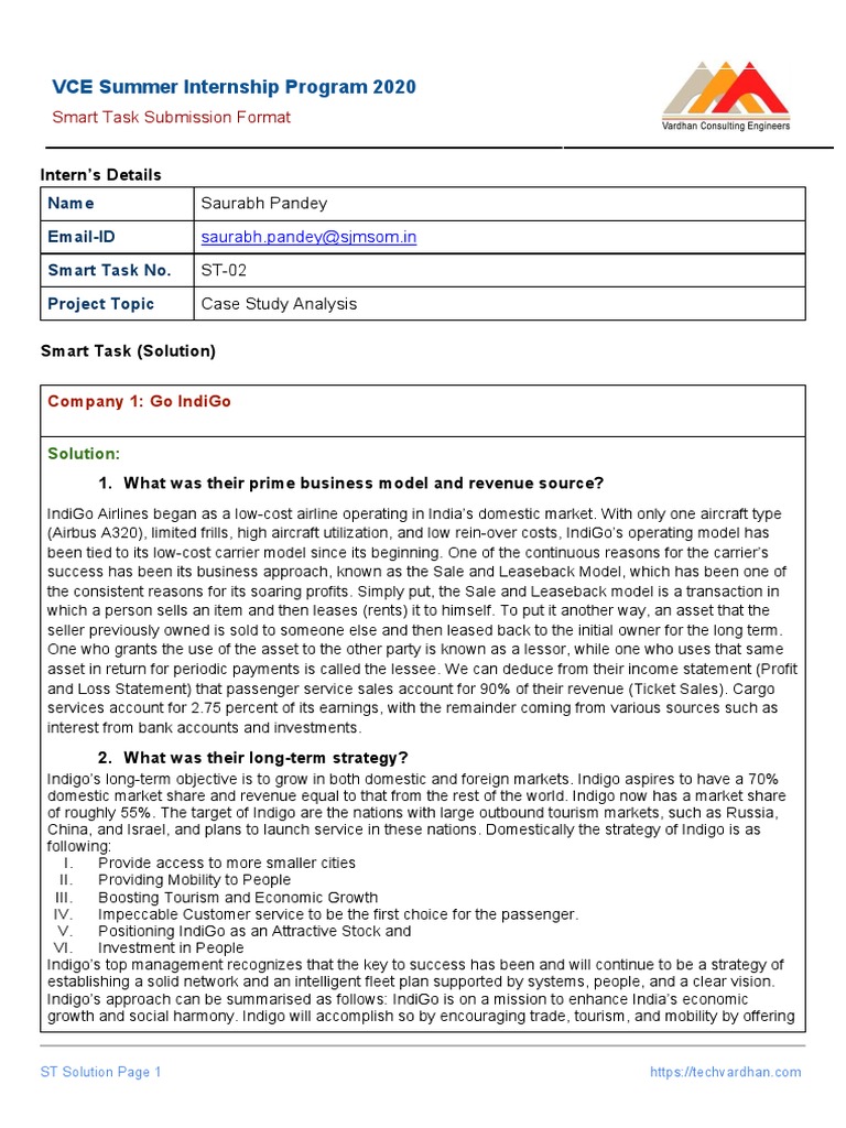 ST02 Solution | PDF | Banks | Airlines