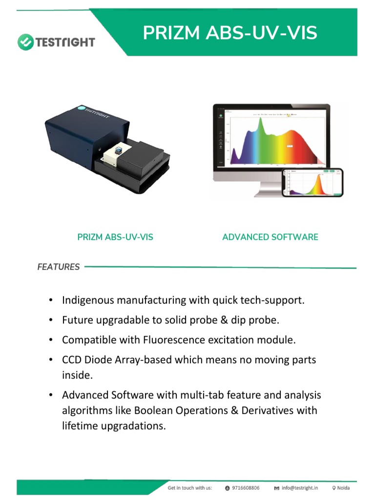 Prizm Abs-Uv-Vis | PDF