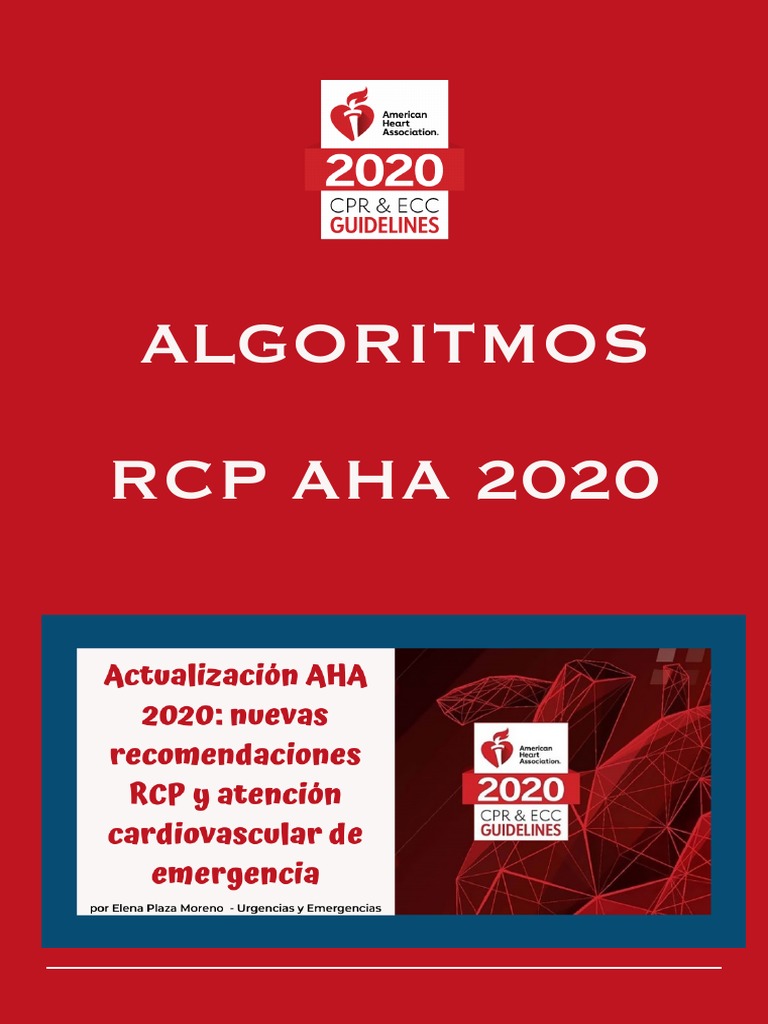 Algoritmos RCP AHA 2020 y 2025 | PDF