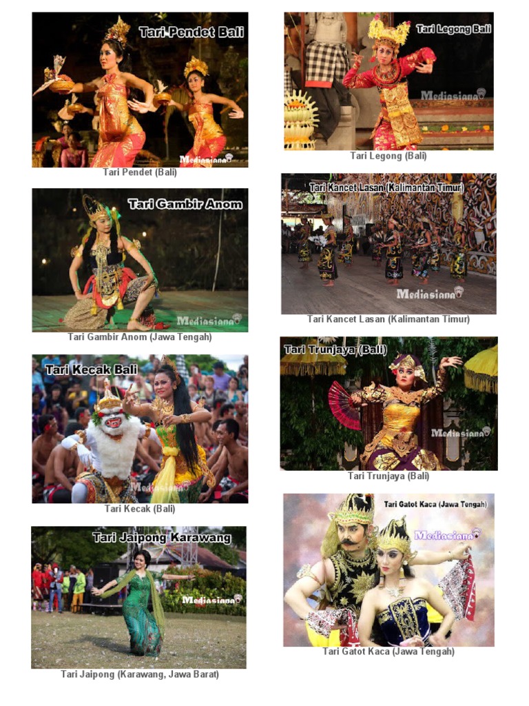 Ragam Tarian Tradisional Indonesia | PDF