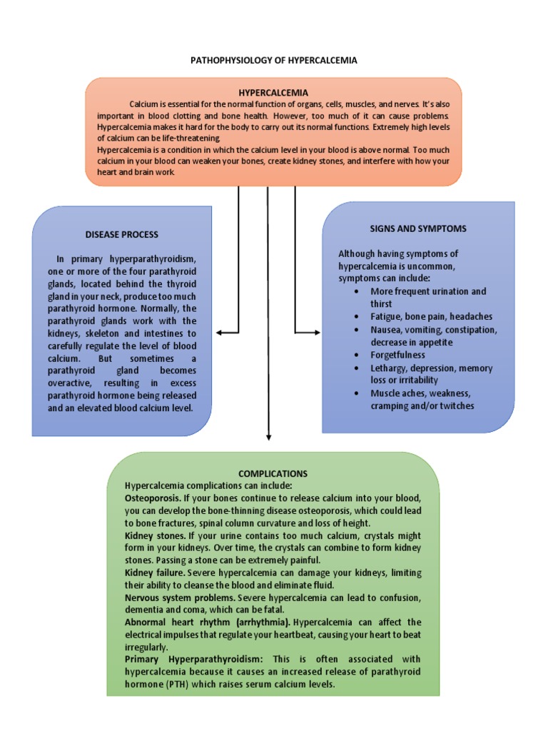 Pathophysiology of Hypercalcemia | PDF | Parathyroid Gland | Physiology